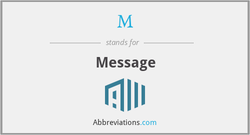 What is the abbreviation for Message?