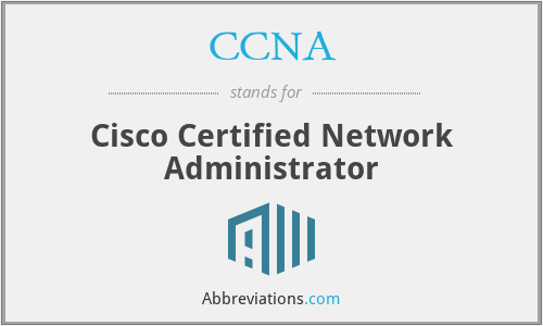 What does CCNA stand for?