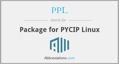 PPL - Package for PYCIP Linux