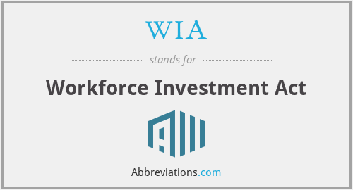 What does WIA stand for?