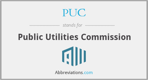 What does PUC stand for?