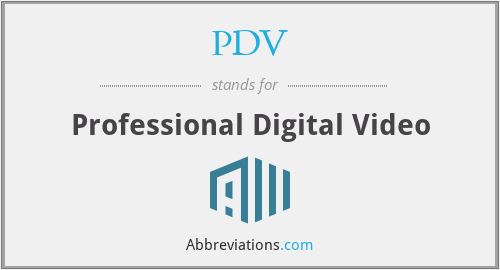 What does PDV stand for?