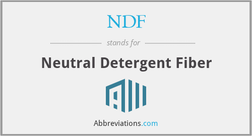 What does NDF stand for?