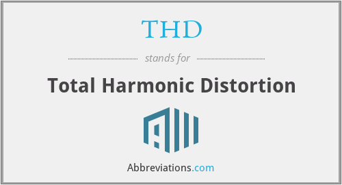 What does THD stand for?