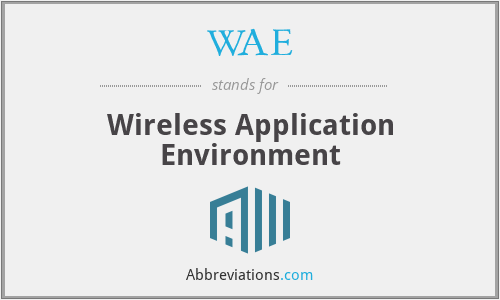 What does WAE stand for?