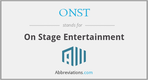 What does ONST stand for?