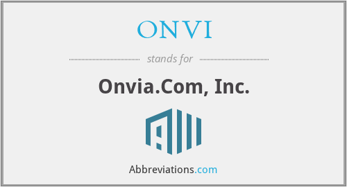 What does ONVI stand for?