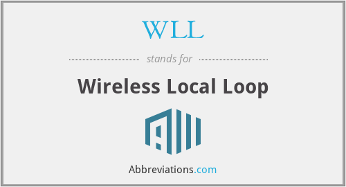 What does WLL stand for?