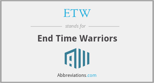 What does ETW stand for?