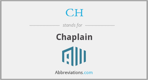 What is the abbreviation for Chaplain?