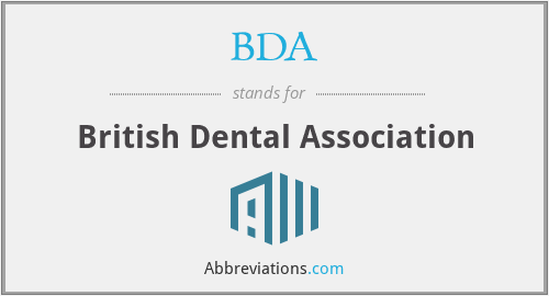 What does BDA stand for?