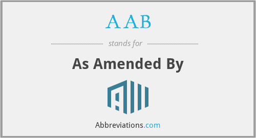 What does AAB stand for?