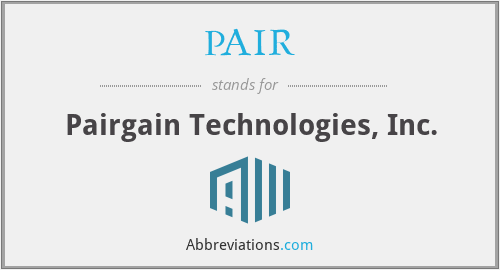 What does PAIR stand for?