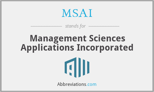 What does MSAI stand for?
