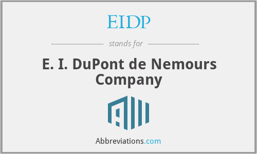 What does EIDP stand for?