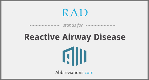 RAD - Reactive Airway Disease