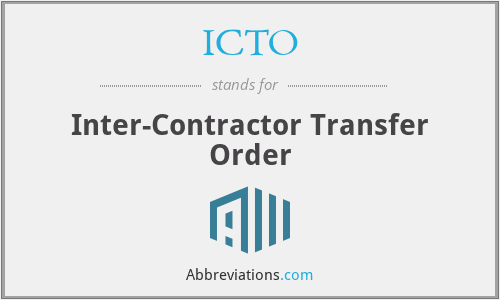 What does ICTO stand for?