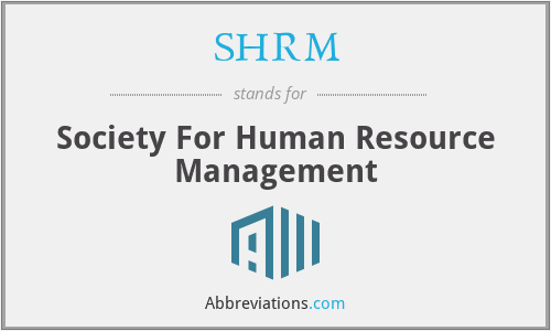 What does SHRM stand for?