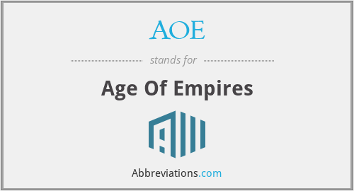 What does AOE stand for?