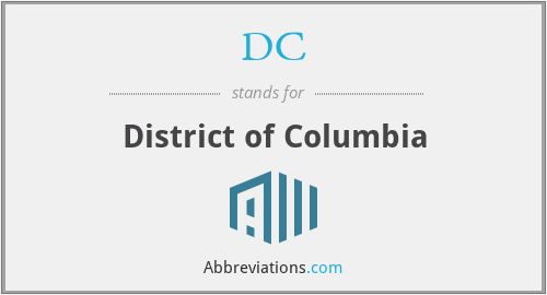 What is the abbreviation for District of Columbia?