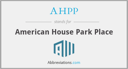What does AHPP stand for?