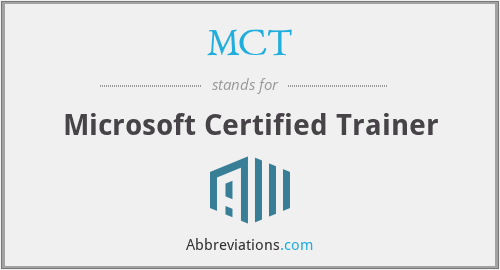 What does MCT stand for?