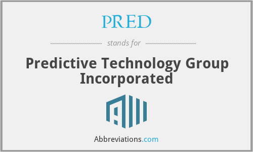 What does PRED stand for?