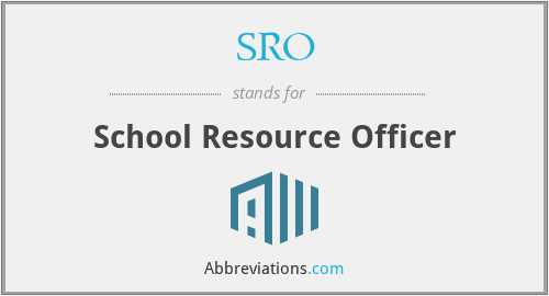 SRO - School Resource Officer