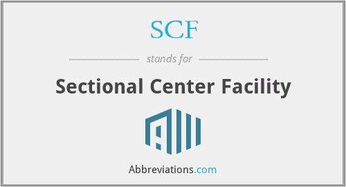 SCF - Sectional Center Facility