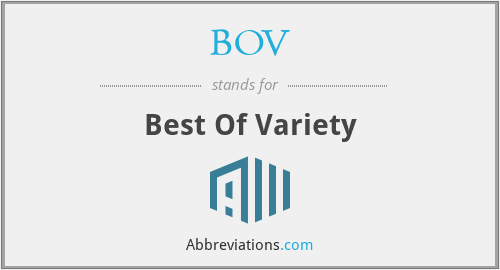 What does BOV stand for?
