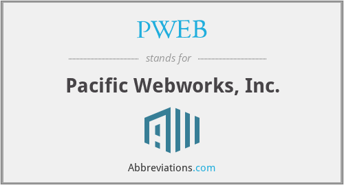 What does PWEB stand for?
