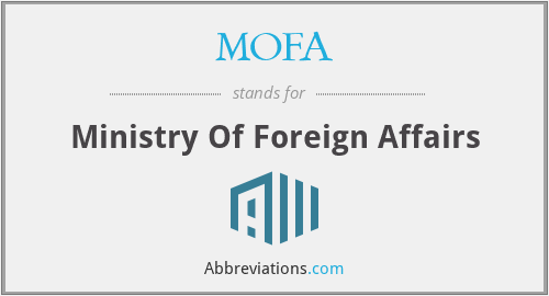 What does MOFA stand for?