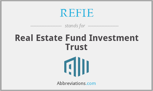 What does REFIE stand for?