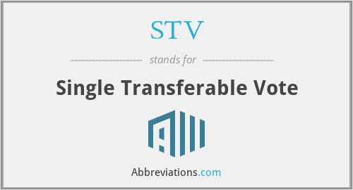 What does STV stand for?