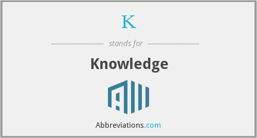 What is the abbreviation for Knowledge?