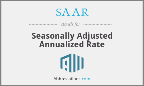 What does SAAR stand for?