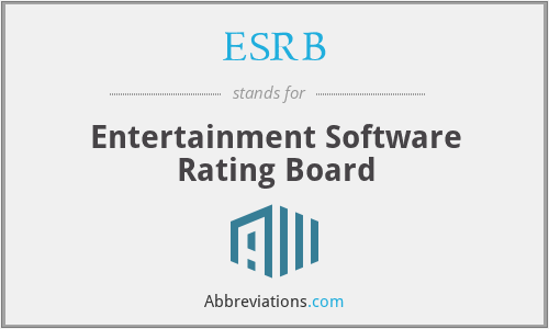 What does ESRB stand for?
