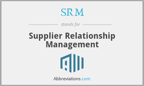 What does SRM stand for?