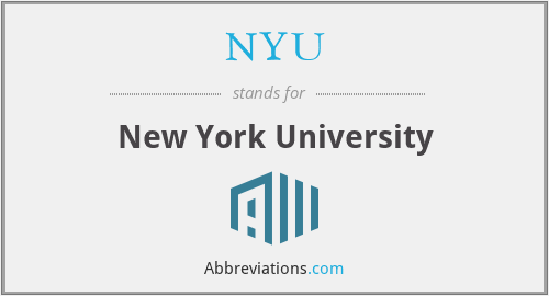 What does NYU stand for?