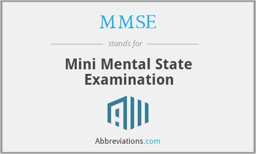 MMSE - Mini Mental State Examination