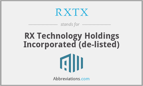 What does RXTX stand for?