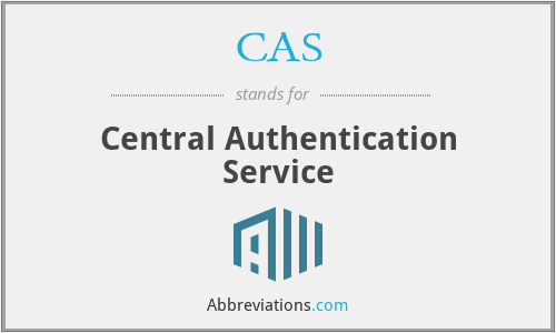 CAS - Central Authentication Service