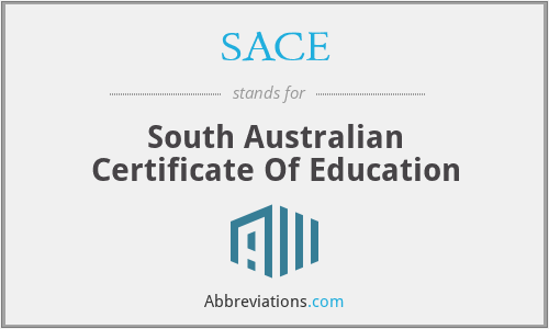 What does SACE stand for?