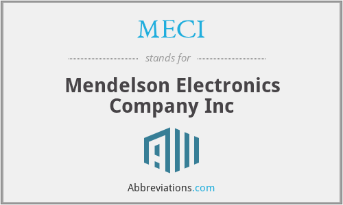 What does MECI stand for?