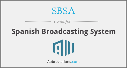 What does SBSA stand for?