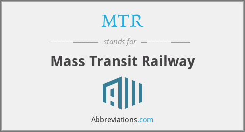 What does MTR stand for?