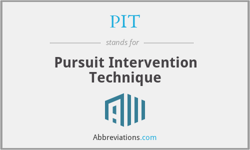 PIT - Pursuit Intervention Technique