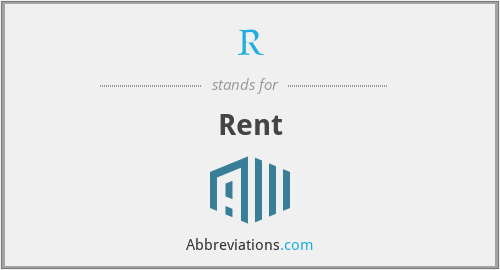 What is the abbreviation for Rent?