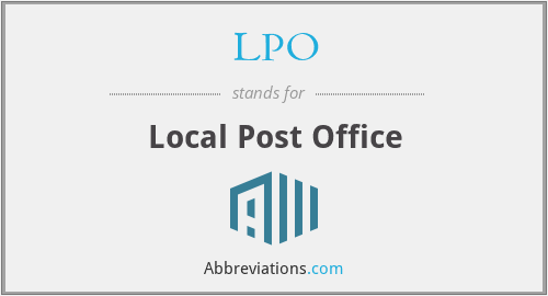 What does LPO stand for?