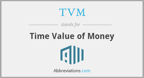 What does TVM stand for?